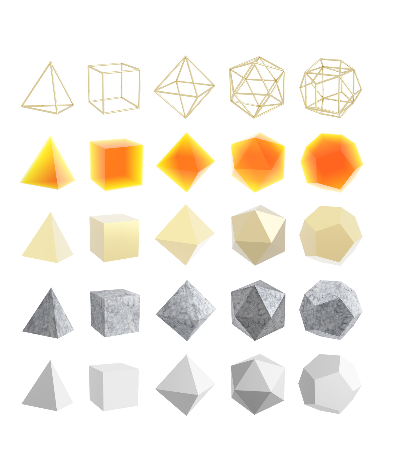 Platonic Solids – The Rock Space