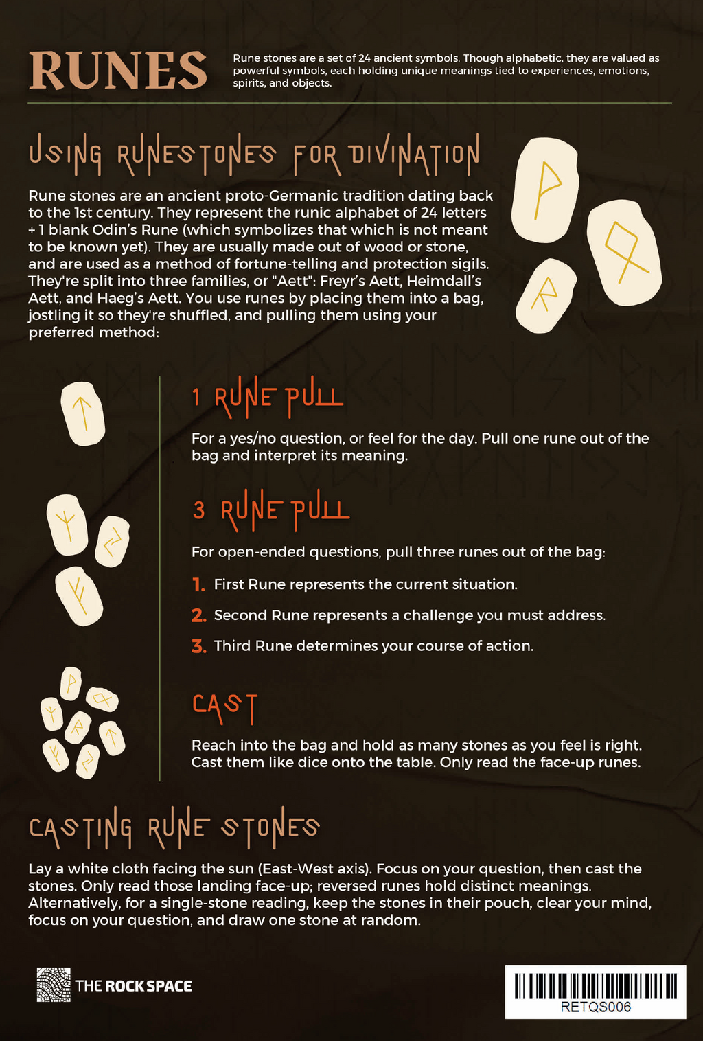 QuickStudy Guide 2.0 - Runes – The Rock Space