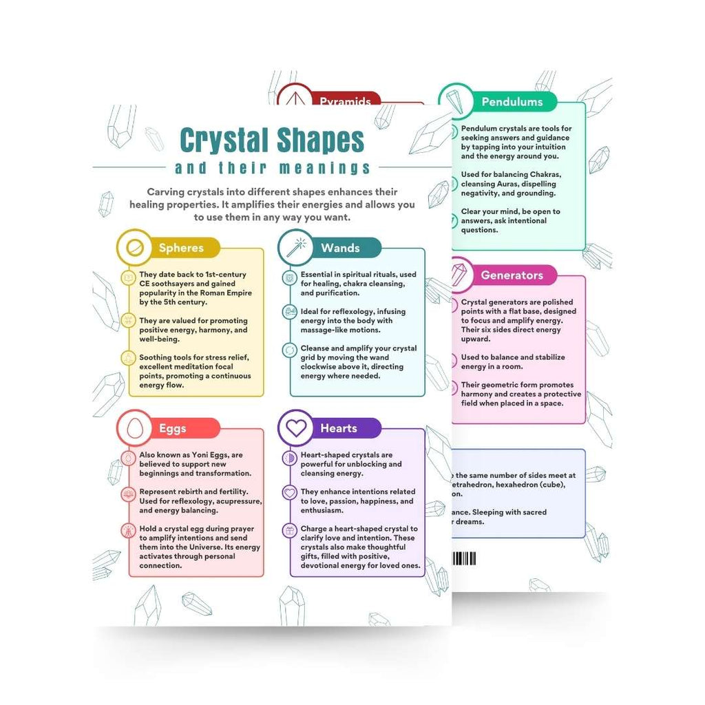 QuickStudy Guide 2.0 - Crystal Shapes and Their Meanings – The Rock Space