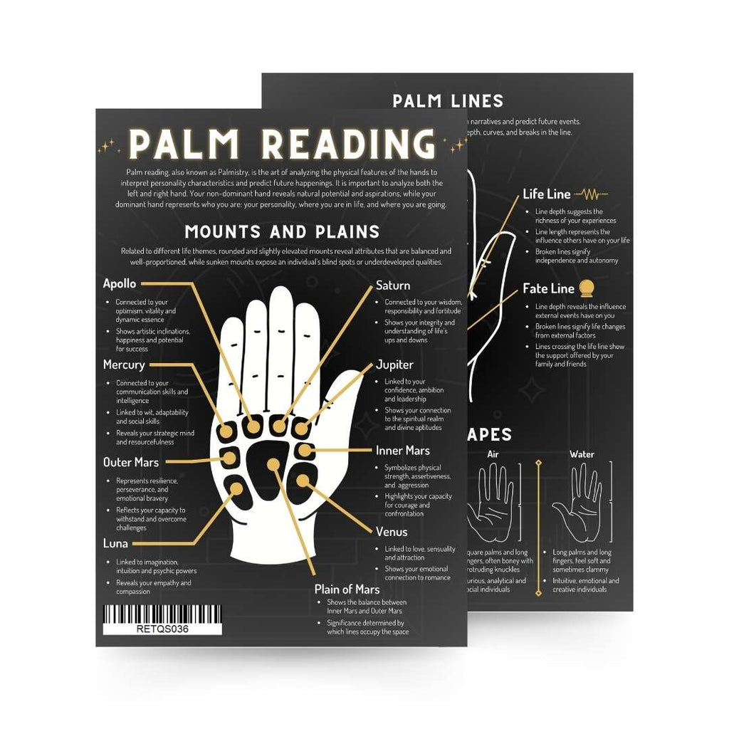 QuickStudy Guide 2.0 - Palm Reading – The Rock Space